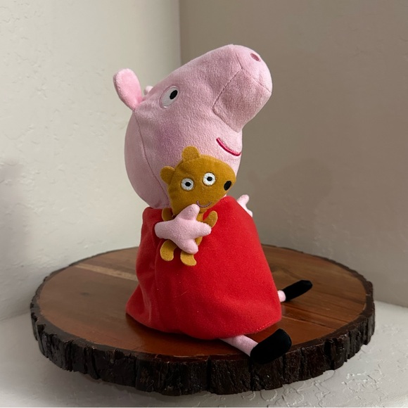 Ty | Toys | Ty X Peppa Pig Teddy Bear Beanie Baby Plush | Poshmark